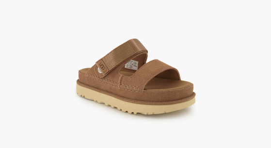UGG GOLDENSTAR Pantolette Braun